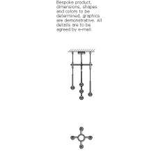 Vibia Algorithm 0865 LED pendant lamp made of blown glass